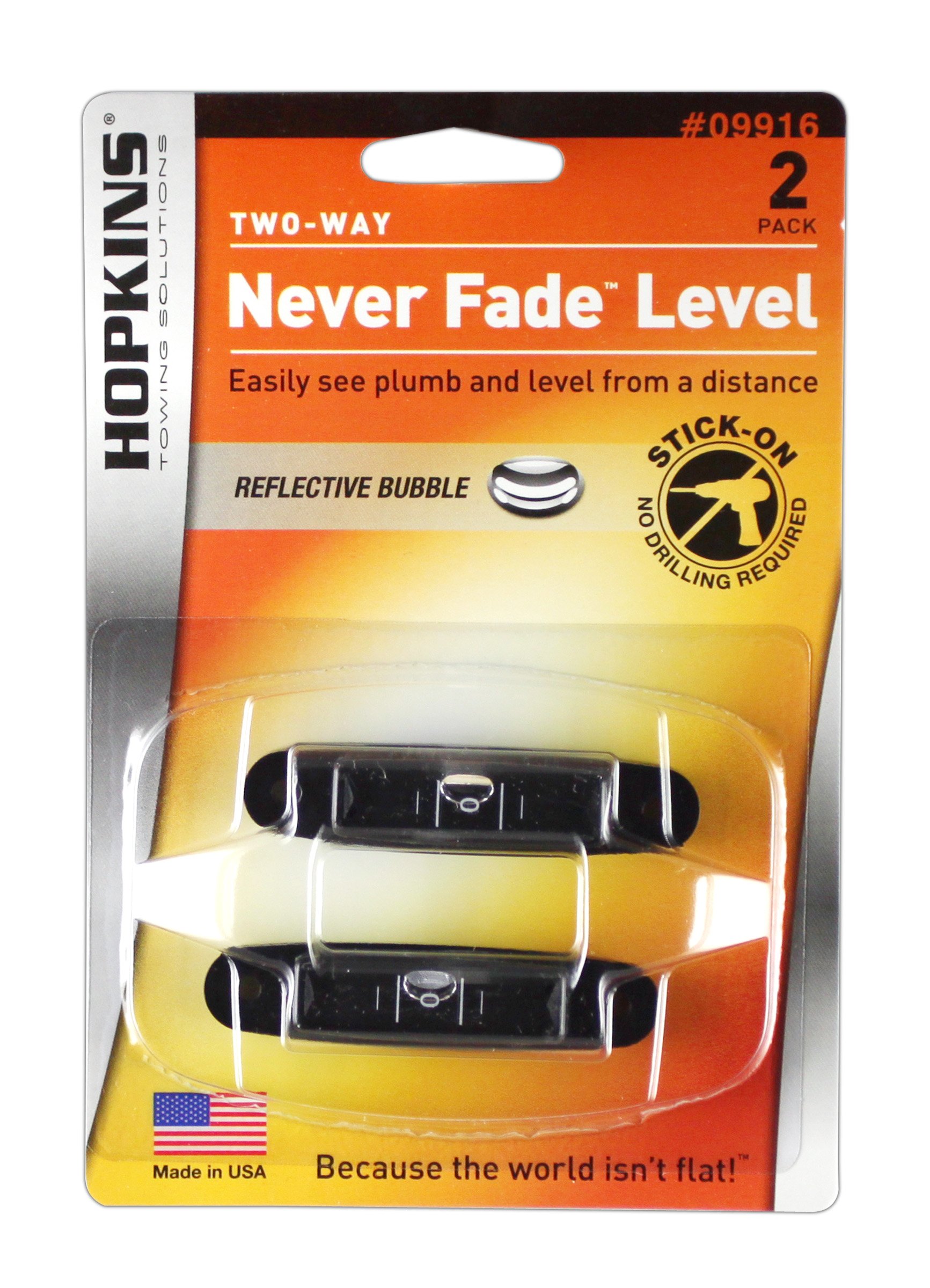 Hopkins Towing Solutions 09916 Never Fade Two Way Reflective Level