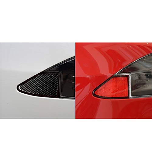 TFNBNG Carbon Fiber Decoration Trim for Electric Car Charging Port Fit for Tesla Model S
