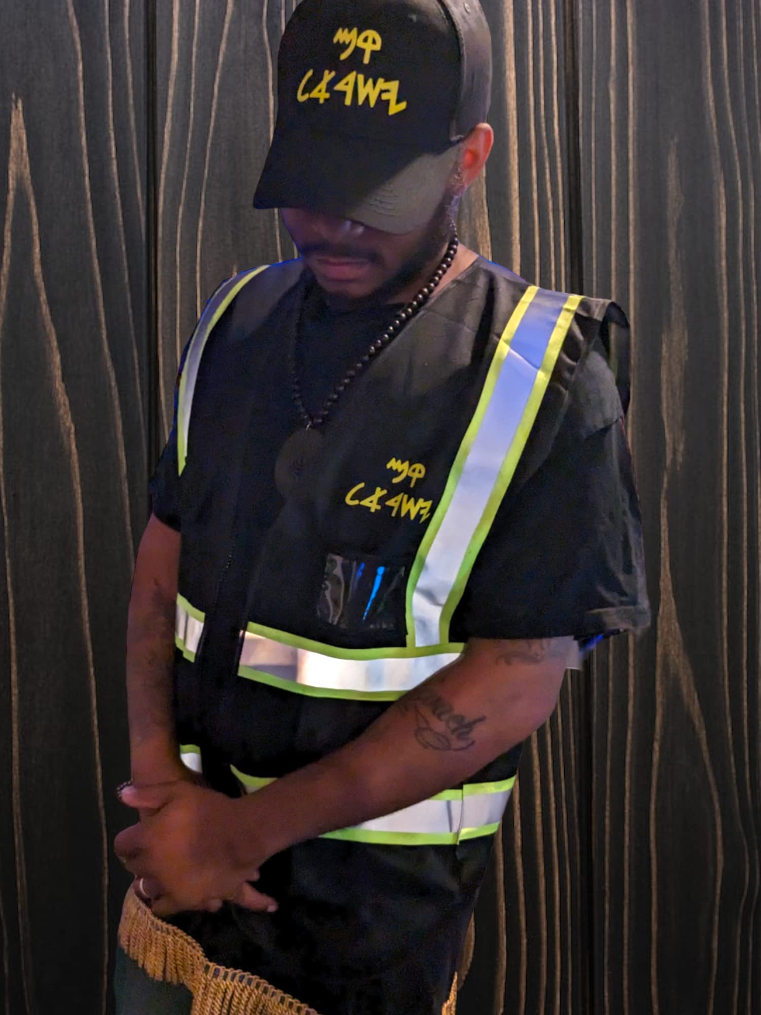 Hebrew Israelite Adjustable Hat W/Qam Yasharahla (Rise Israel) In Paleo Hebrew