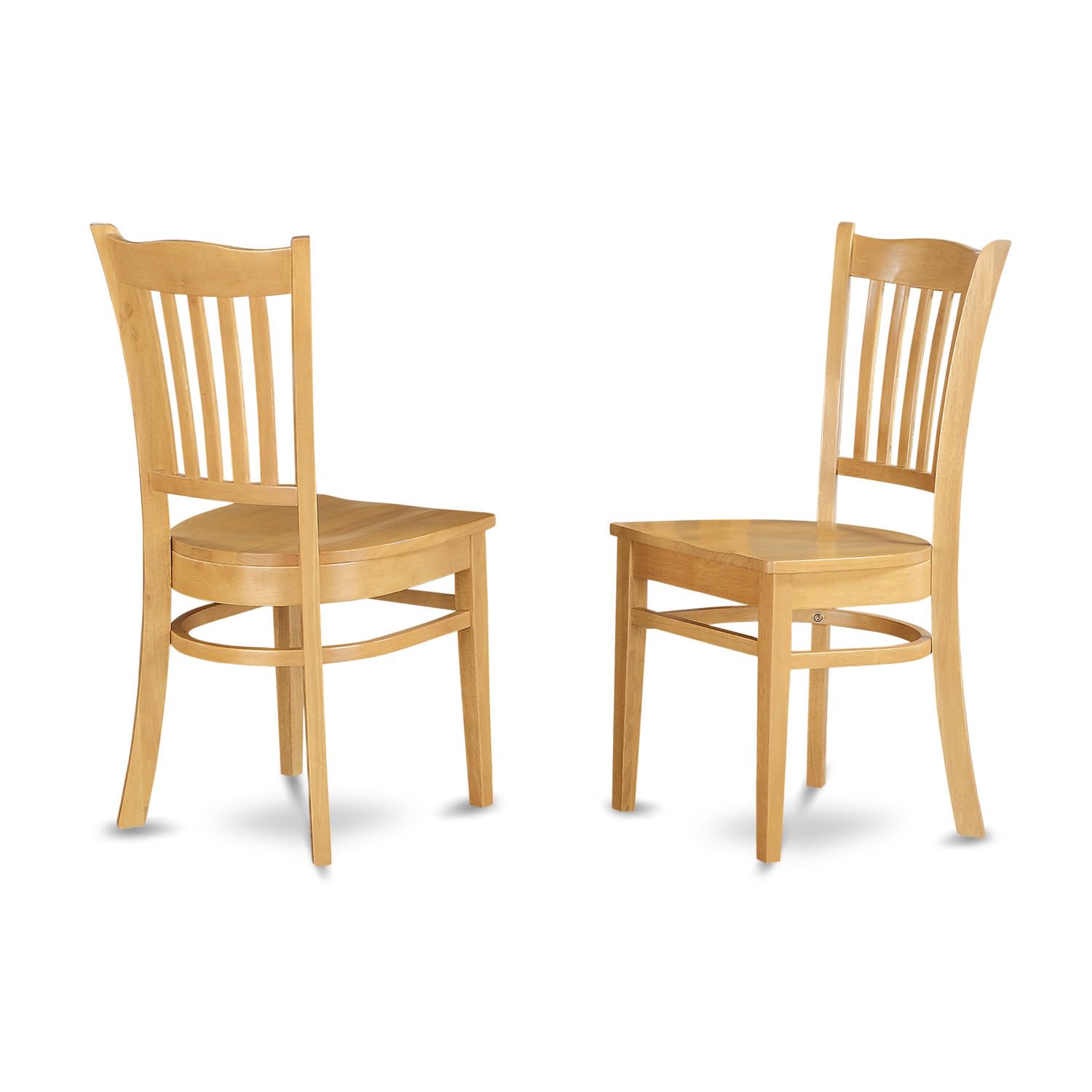 HomeStock Sophisticated Simplicity s 5 Pieces Dining Kitchen Table Set - Robust Drop Leaf Real Wood Modern Dining Table and 4 Hardwood Seat Kitchen Dining Chairs, Oak Finish