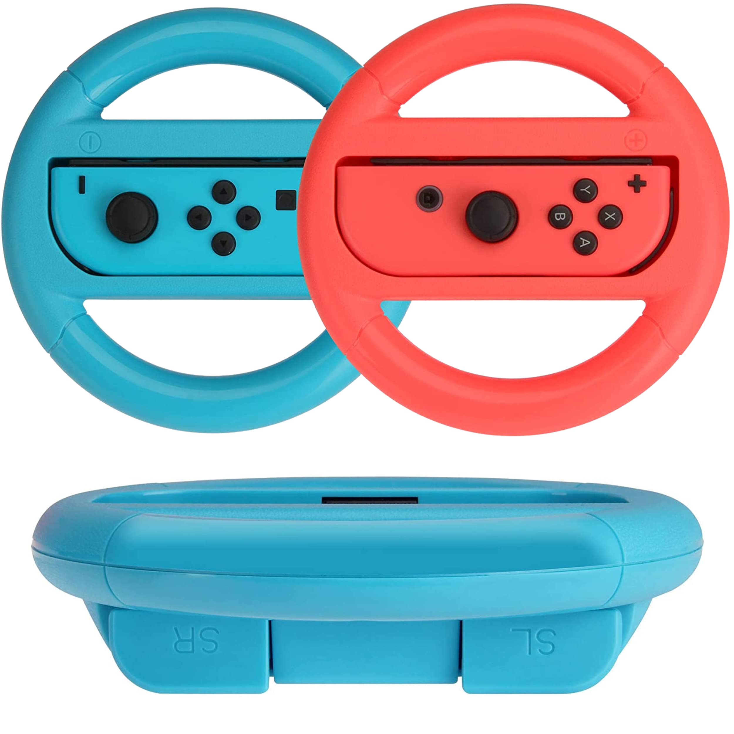 HEARNOX Switch OLED Gamecube Controller Bundle - with 4 Extension Cords 4 Joycon Grips