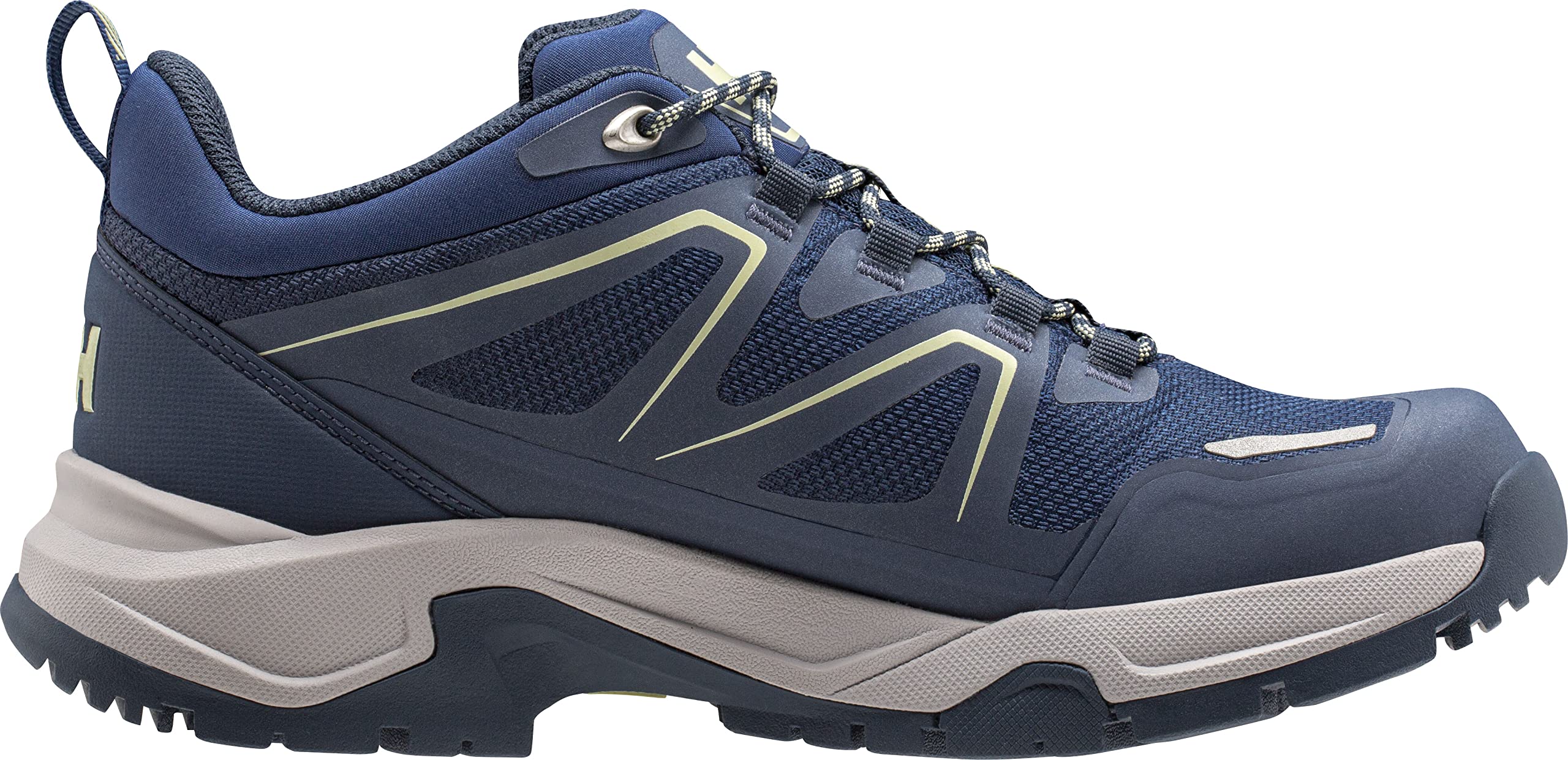 Helly-Hansen Womens Cascade Low HT Lightweight Performance Hiking Sneaker Shoes, 576 Deep Steel/Faded Yellow - 8.5F