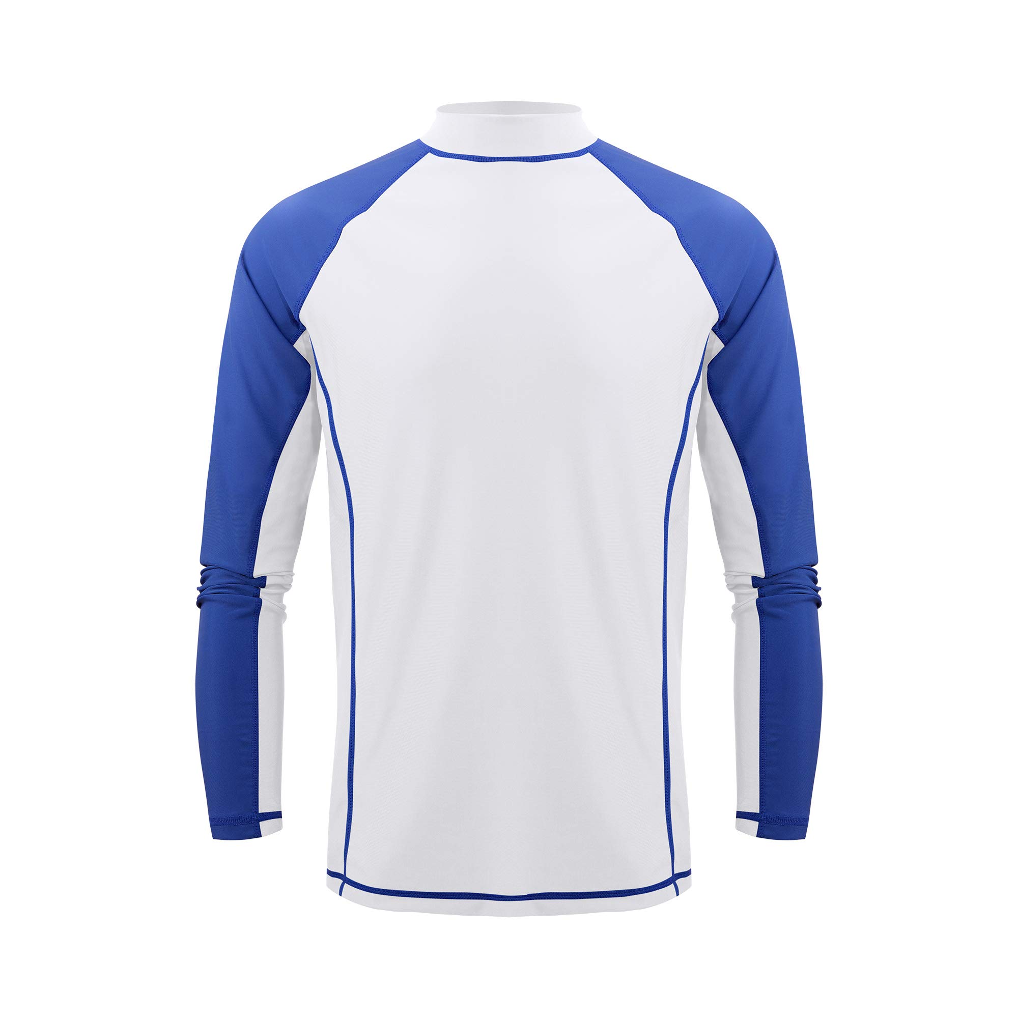 Islander Mens Rash Guard Long Sleeve Swim Shirt with UPF 50+ Quickdry Breathable