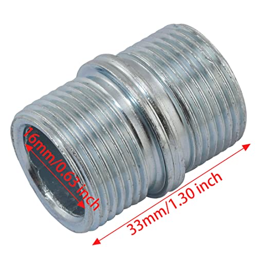 SDTC Tech 6 PCS 1"/25.4 mm Diameter Shelf Connectors for Wire Rack Shelves Glass Shelf Storage Racks Metal Rack Support Nut Replacement