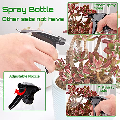 Succulent Tools Kit,57 Pcs Mini Garden Tools ,Bonsai Tree Kit Plant Accessories Indoor Gardening Hand Tools with Repotting Mat, Succulent Kit for Plant Care,Gardening Gifts for Men & Women