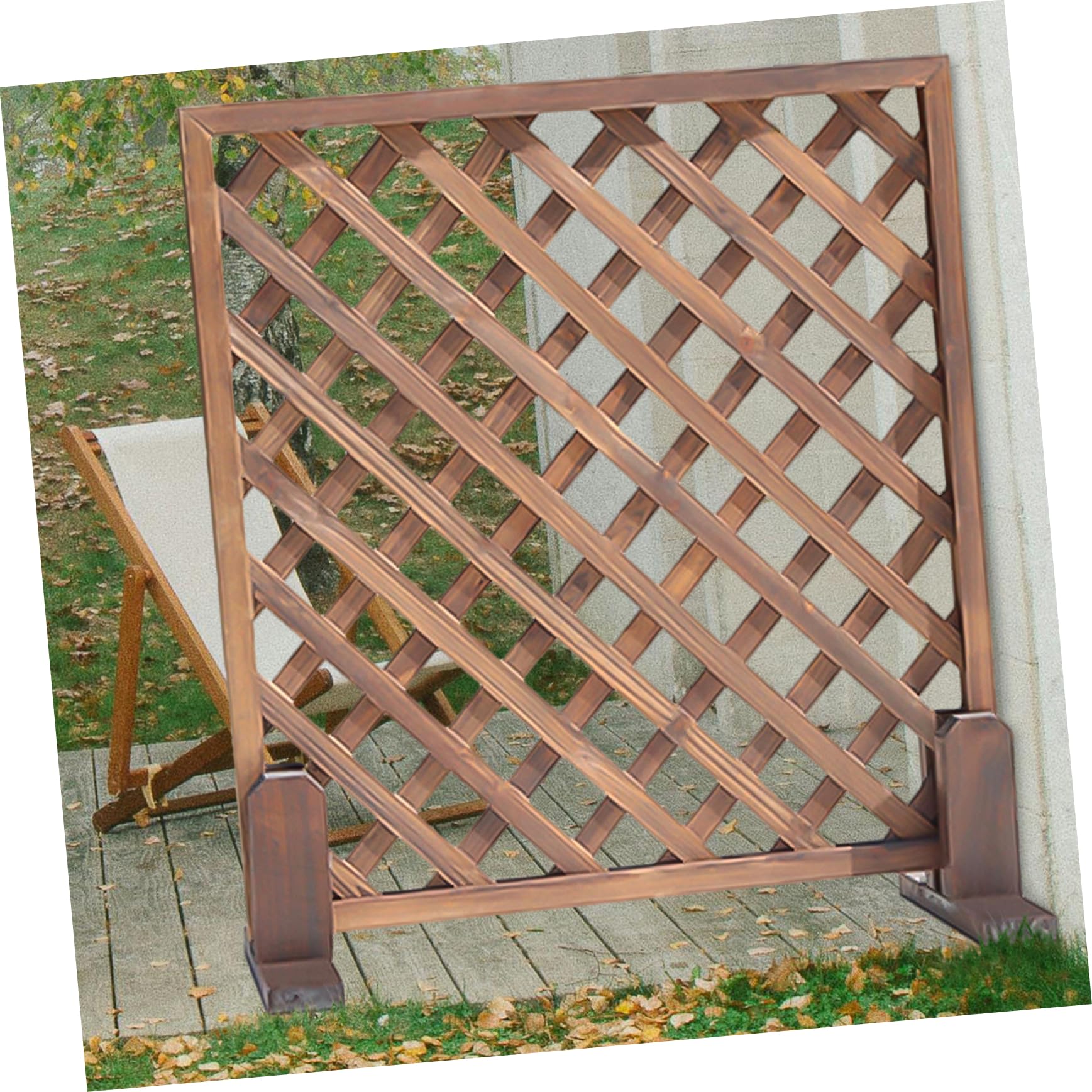 SEWOART Solid Wood Screen Base Fences Thickened Divider Base Screen Divider Feet Room Dividers Stand Wear-Resistant Divider Bracket Room Screen Clips Room Divider Stand Fence Base Wooden