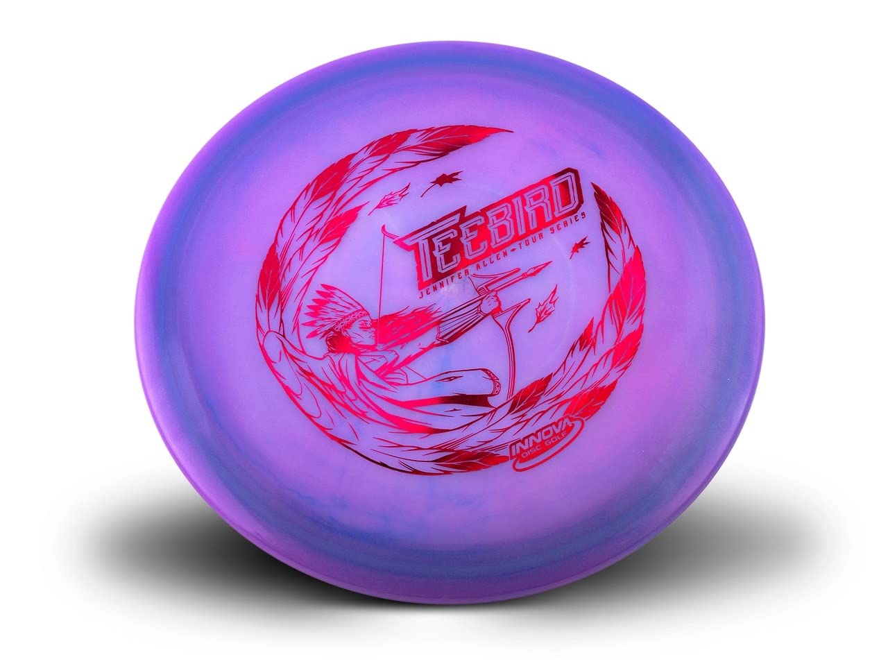 Innova Limited Edition 2022 Tour Series Jen Allen Color Glow Champion Teebird Fairway Driver Golf Disc [Colors May Vary] - 173-175g