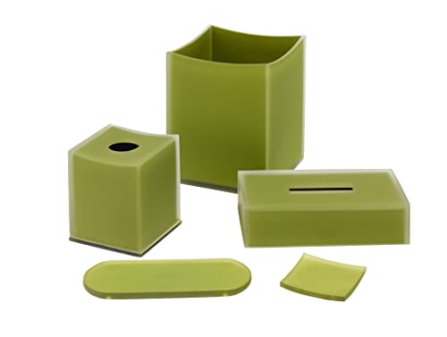 SureFit Moss Bathroom Accessory, Wastebasket