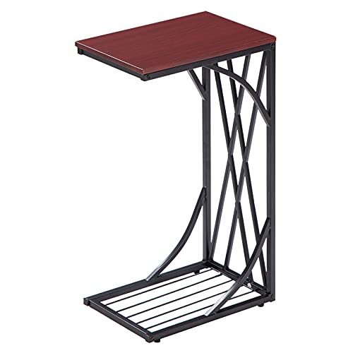 HEYBEC Easy Reach Side Table Hold Wine Glass, Phone, Snacks & More