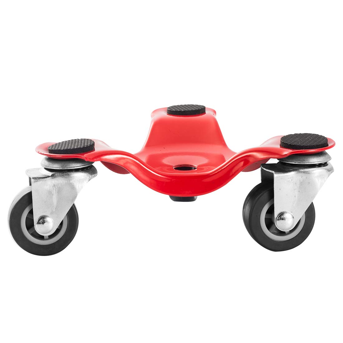 HutHomery 6" Steel Tri-Dolly, 200lb Load Capacity, 3 Wheel Mover's Dolly for Moving Furniture & Appliances in Home, Office or Warehouses, 4 Pack