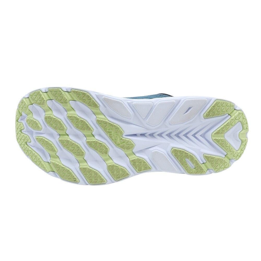 HOKA ONE ONE Clifton 8 Wide Mens Shoes Size 9.5, Color: Goblin Blue/Mountain Spring
