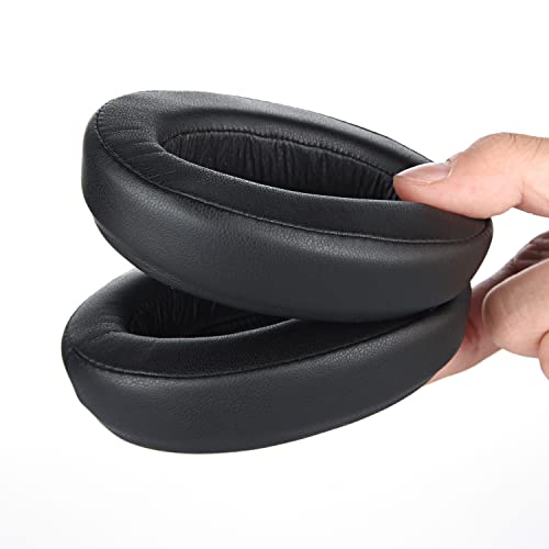 Sumugaric WH-H900N Earpads Replacement Ear Cushions Compatible with Sony WH-H900N/MDR-100ABN Noise Canceling Over-Ear Headphones (Black)