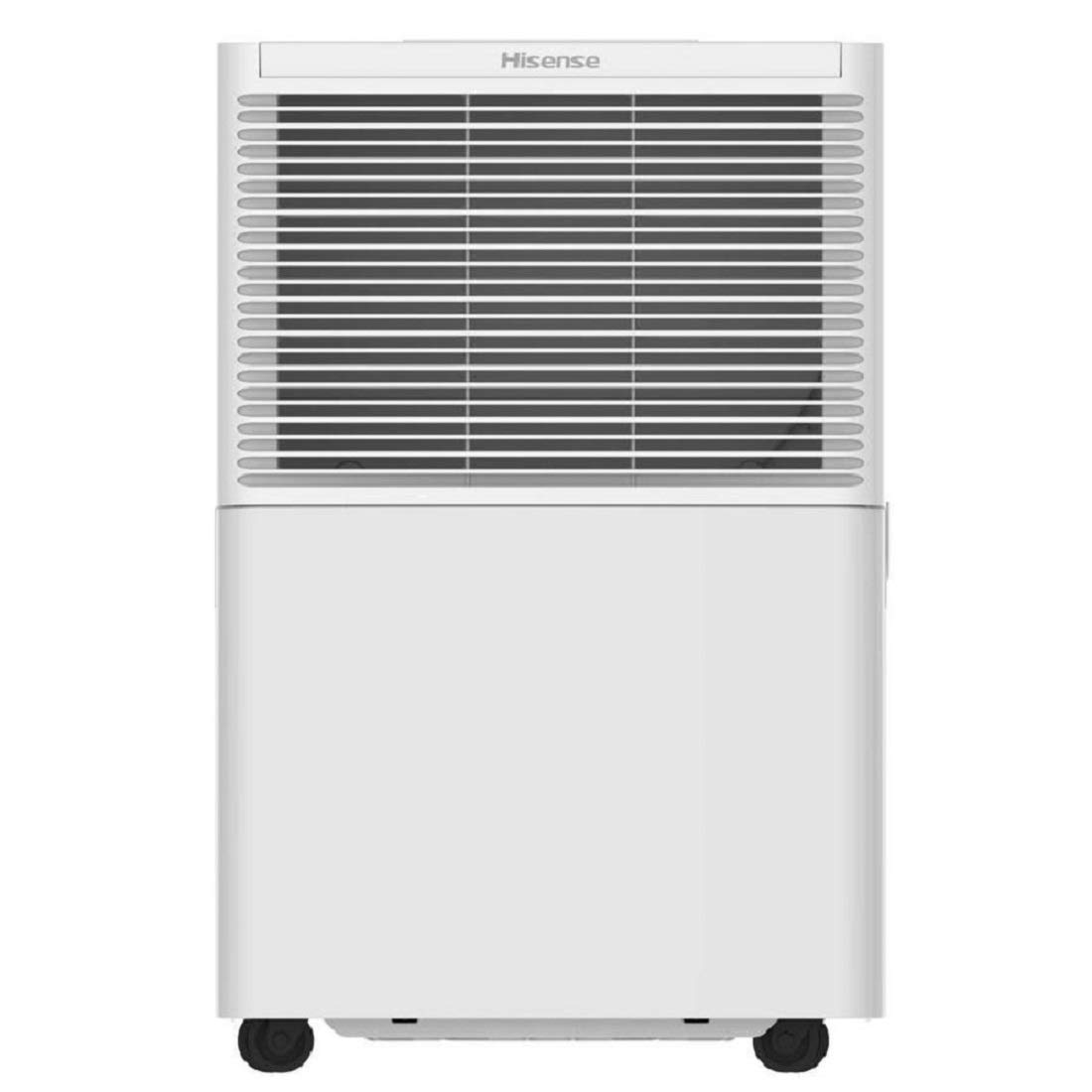 Hisense 30-Pint Dehumidifier 700 sq ft One-touch operation, Adjustable humidistat, LED digital controls, Single Speed, Noise level 45 dB, 115v - DH3019K1W (Renewed)