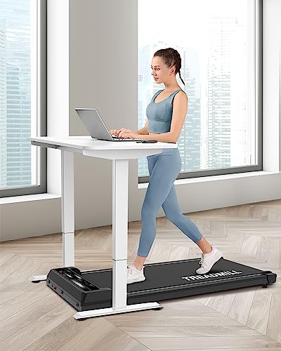 Walking Pad Treadmill Under Desk for Home/Office, Portable Walking Treadmill 2.25HP, Walking Jogging Machine Remote Control with 265 lbs Weight Capacity