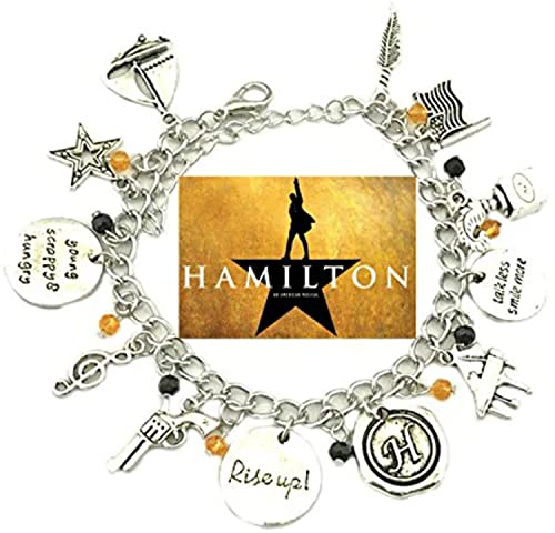 Hamilton Broadway Musical Theme Multiple Charms Bracelet