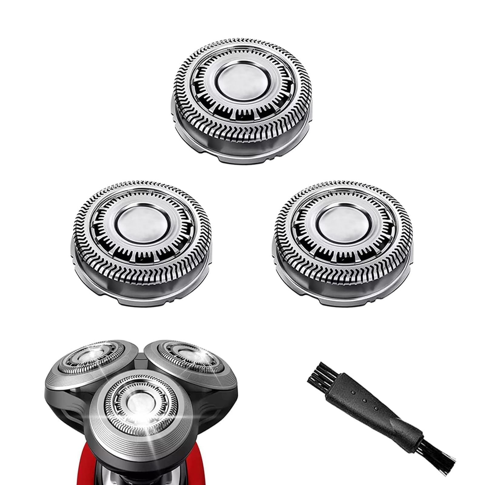 SH90 Replacement Heads for Philips Norelco Shaver S9000 Serie and S8000 Series,Compatible with Shaver SH90/62,9000,3 pcs