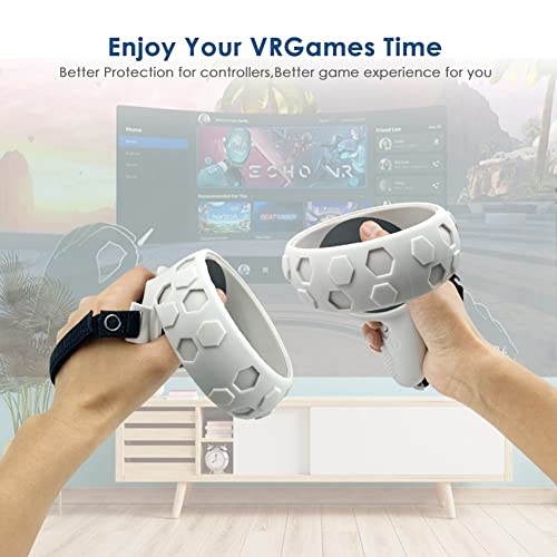 Pockety VR Handle Silicone Protective Cover for Controller Grips Strap for VR Accesories(Black)