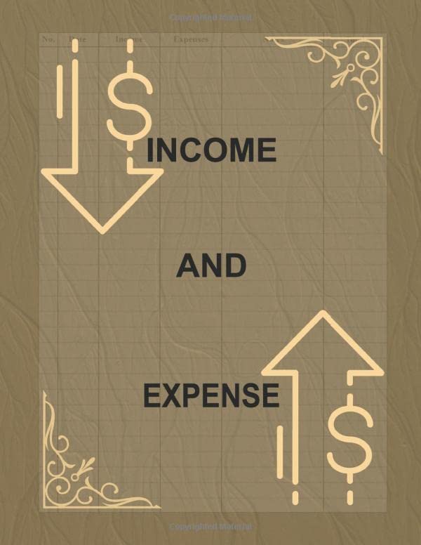 INCOME AND EXPENSE: Truck Incom and Expense, Large Accounting Log book, Cash Book, Book Log, organizer Business Journal,Bookkeeping,120 pages, 8,5" * 11" In