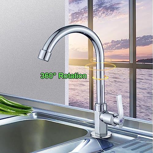 Stainless Steel Wall Mounted Commercial Restaurant Sink, Single Bowl Kitchen Sinks with Drainer Unit and Tap, Multipurpose Vanity Basin for Garage Restaurant Laundry Room Outdoor,50x40cm