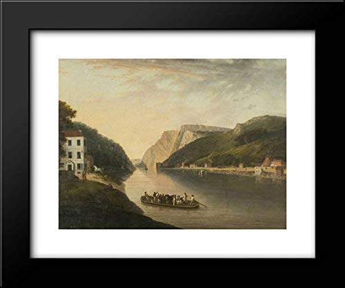 Hotwells And Rownham Ferry 18x15 Framed Art Print by William Williams