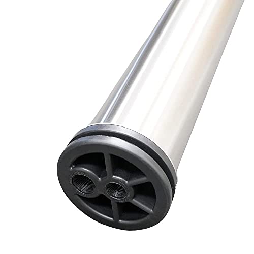 Reverse Osmosis Commercial Stainless Steel Membrane Housing 2.5 x 40 3/8 Feed