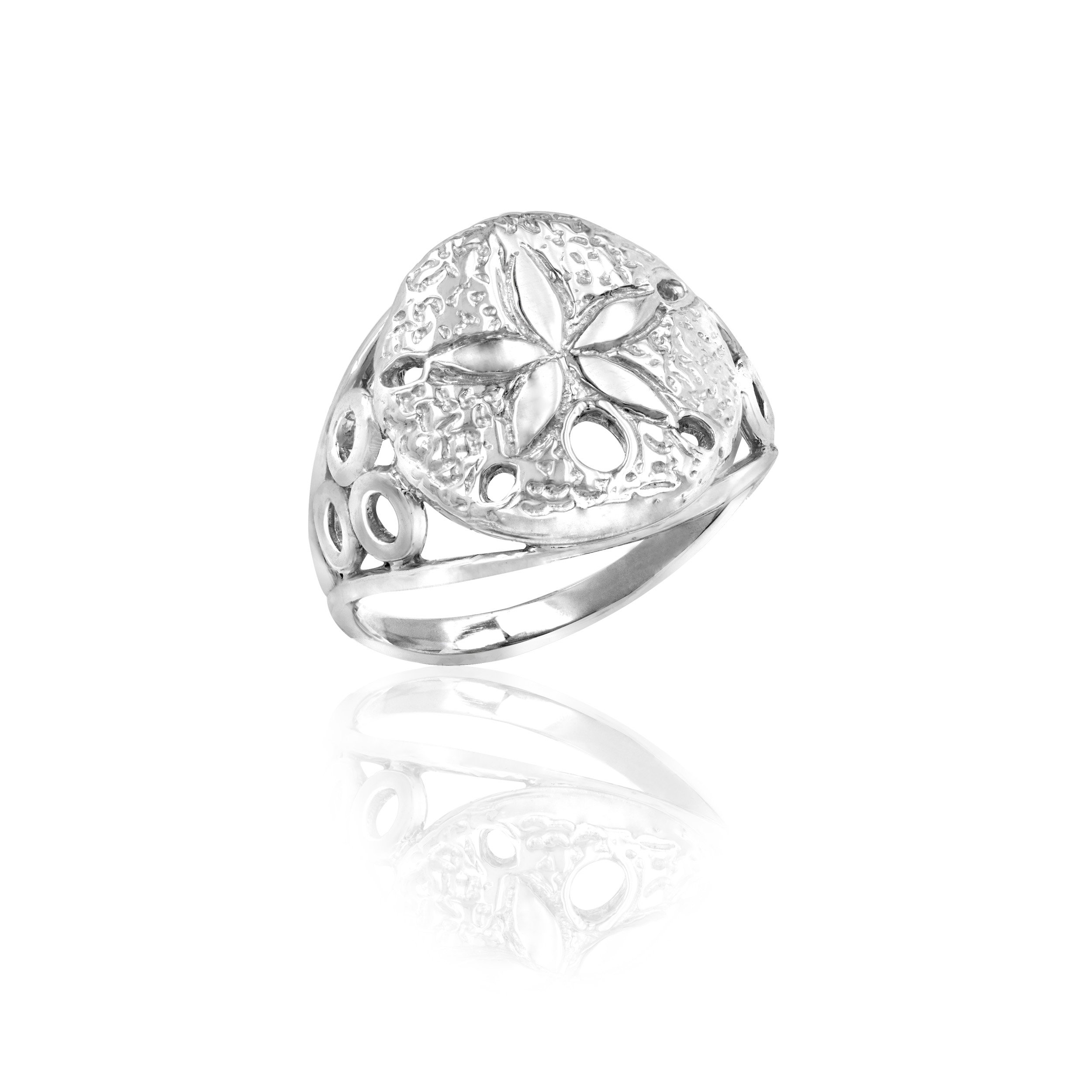 Honolulu Jewelry Company Sterling Silver Sand Dollar Ring (7)