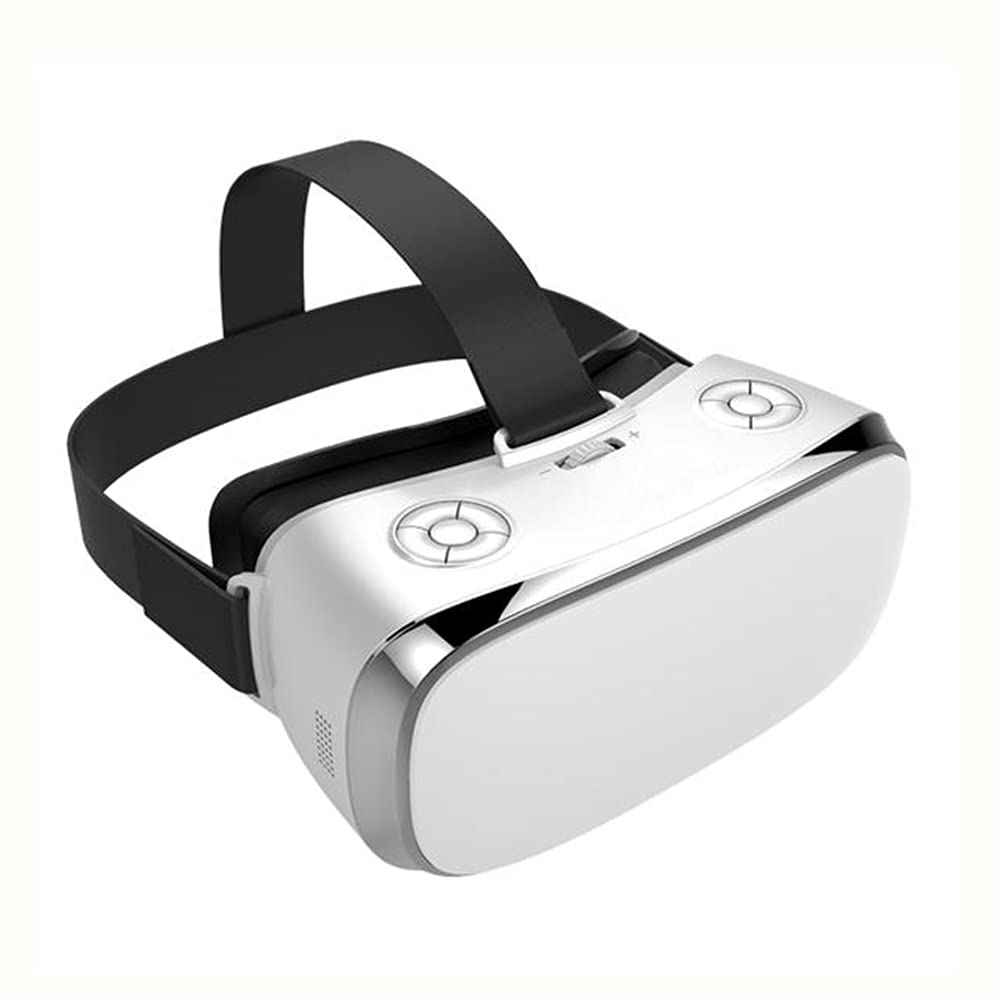 JANXLE All-in-One Virtual Reality Headsets Wireless VR Headset Pc 16G 3D Vr Headset Glasses for PS 4 Xbox 360/One 2K HDMI Nibiru Android 5.1 Screen 25601440 (White)