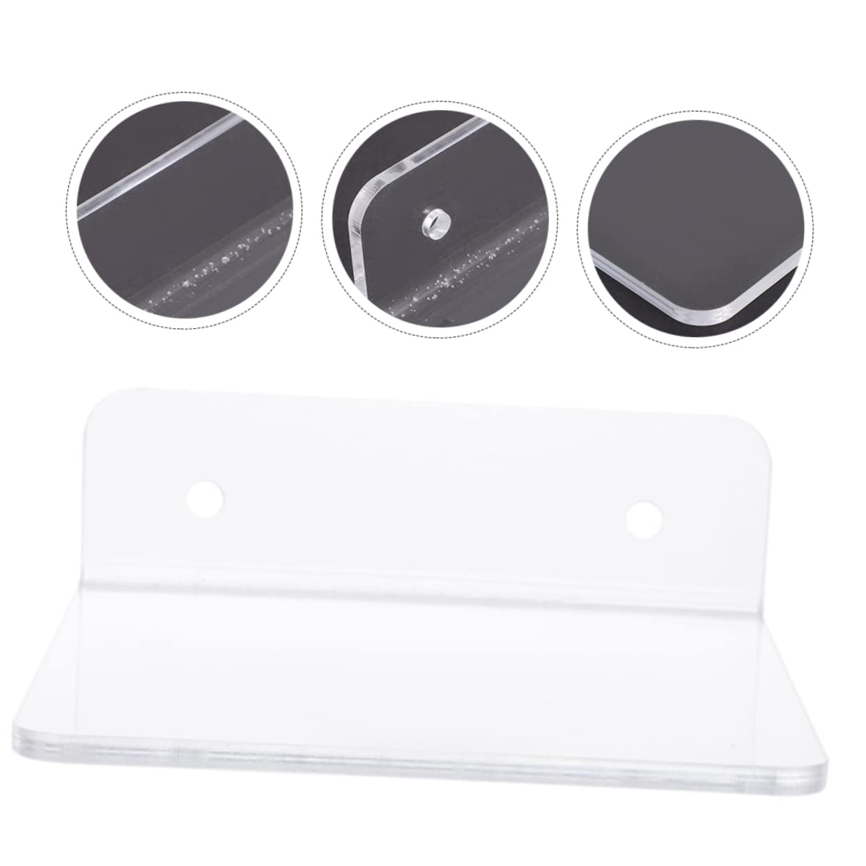 Zerodeko Acrylic Storage Rack Nursery Wall Shelves Children Storage Frame Durable Storage Shelf Versatile Acrylic Bracket Cosmetics Storage Shelf Kids Shelf Wall-Mounted Organizer
