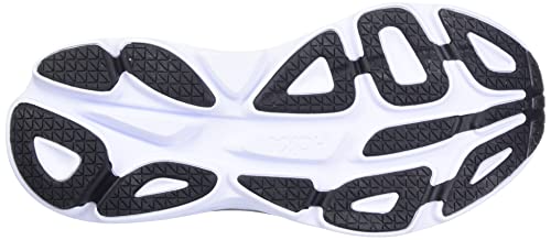 Hoka Men's Bondi 8 Sneaker, Black/White, 10