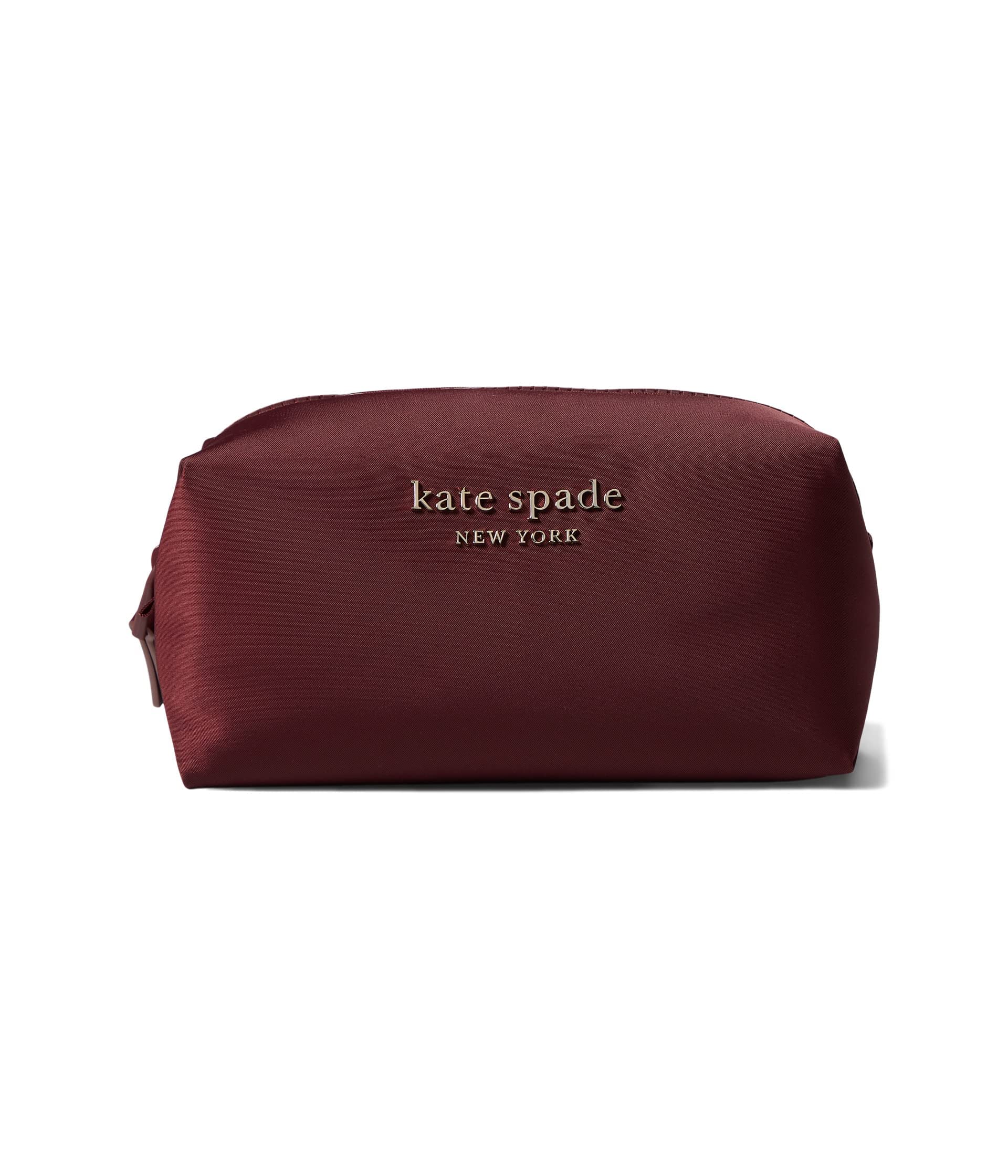 Kate Spade New York Everything Puffy The Little Better Nylon Medium Cosmetic Dark Merlot One Size