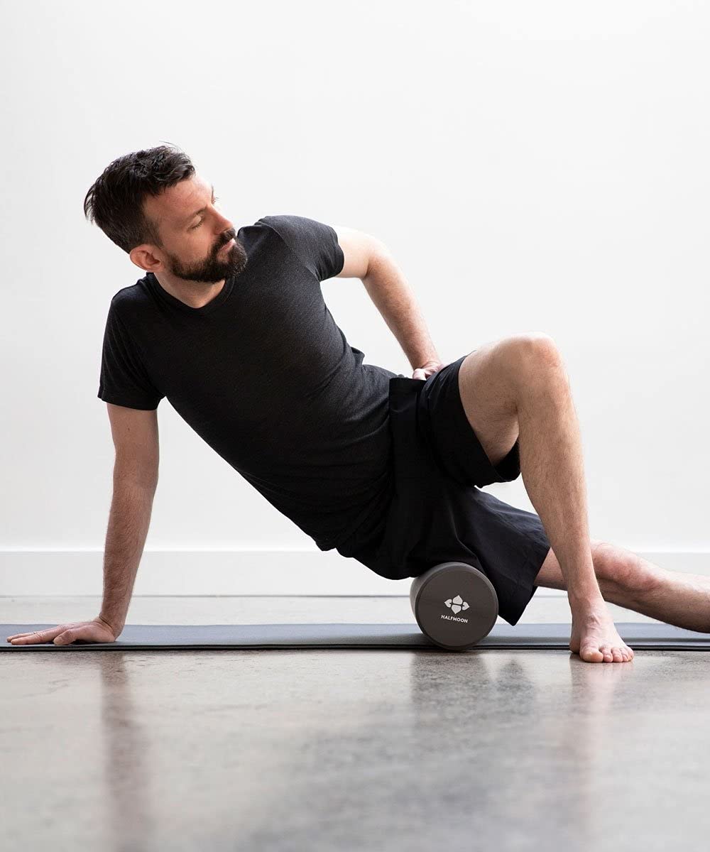 Halfmoon Foam Roller - 18" (Charcoal)