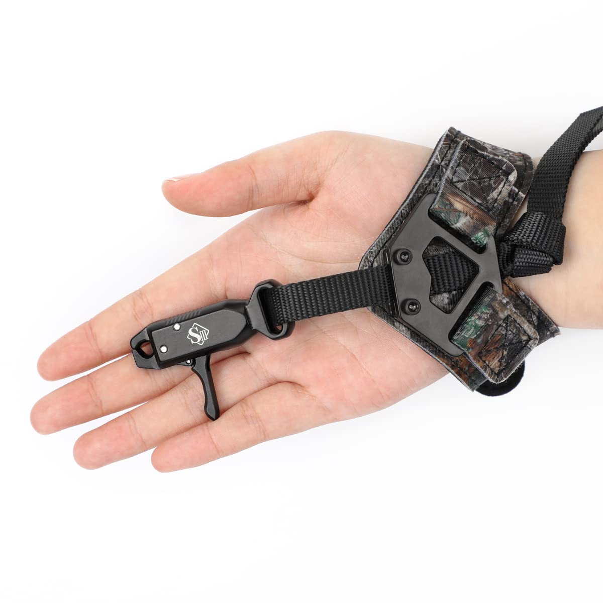LWANO Archery Compound Bow Release Aids Trigger, One Size Fits Most (Camo)