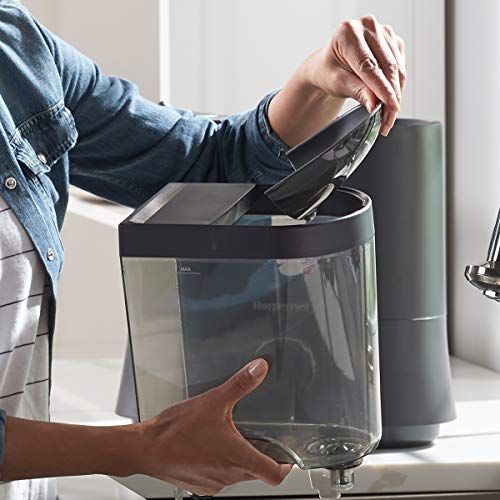 Honeywell Top Fill Cool Mist Humidifier Black Ultra Quiet with Auto Shut-Off, Variable Settings, Removeable Tank & Rotating Mist Nozzle for Medium to Large Rooms, Bedroom, Baby Room