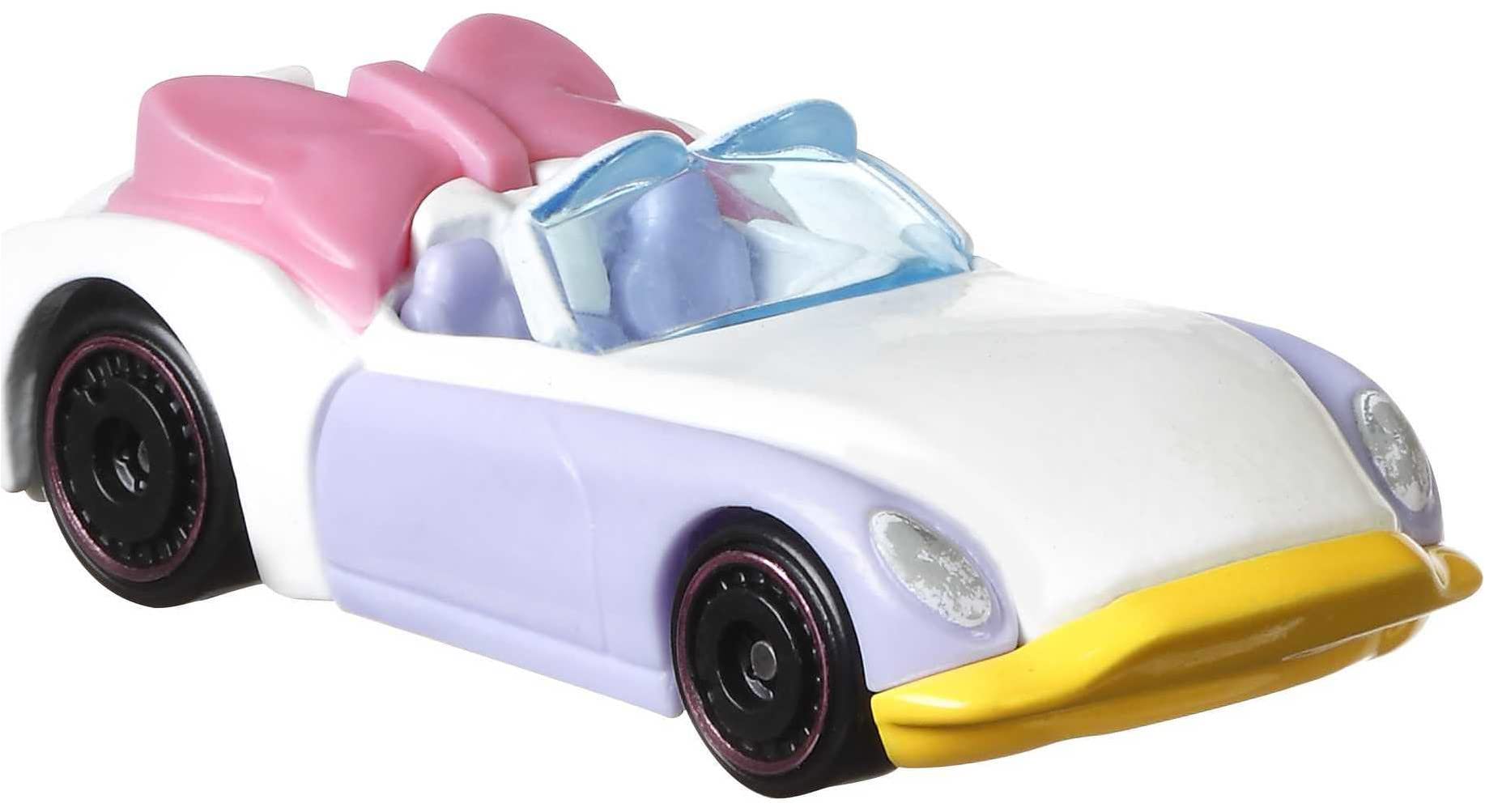 Hot Wheels Mattel Disney Toy Cars 6-Pack, Set of 6 Character Vehicles in Collectable Packaging: Mickey, Minnie, Pluto, Daisy, Donald & Goofy