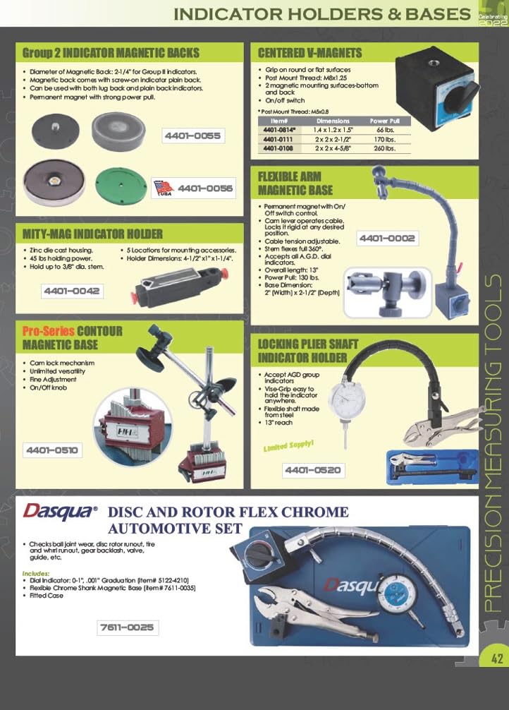 HHIP 4401-0525 Strong Lock Uni Round Magnetic Base