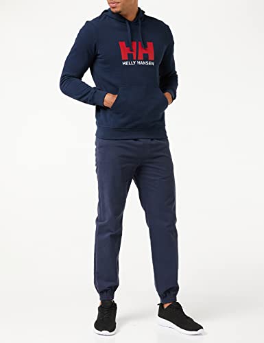 Helly Hansen Men's HH Logo Hoodie, 597 Navy, XX-Large