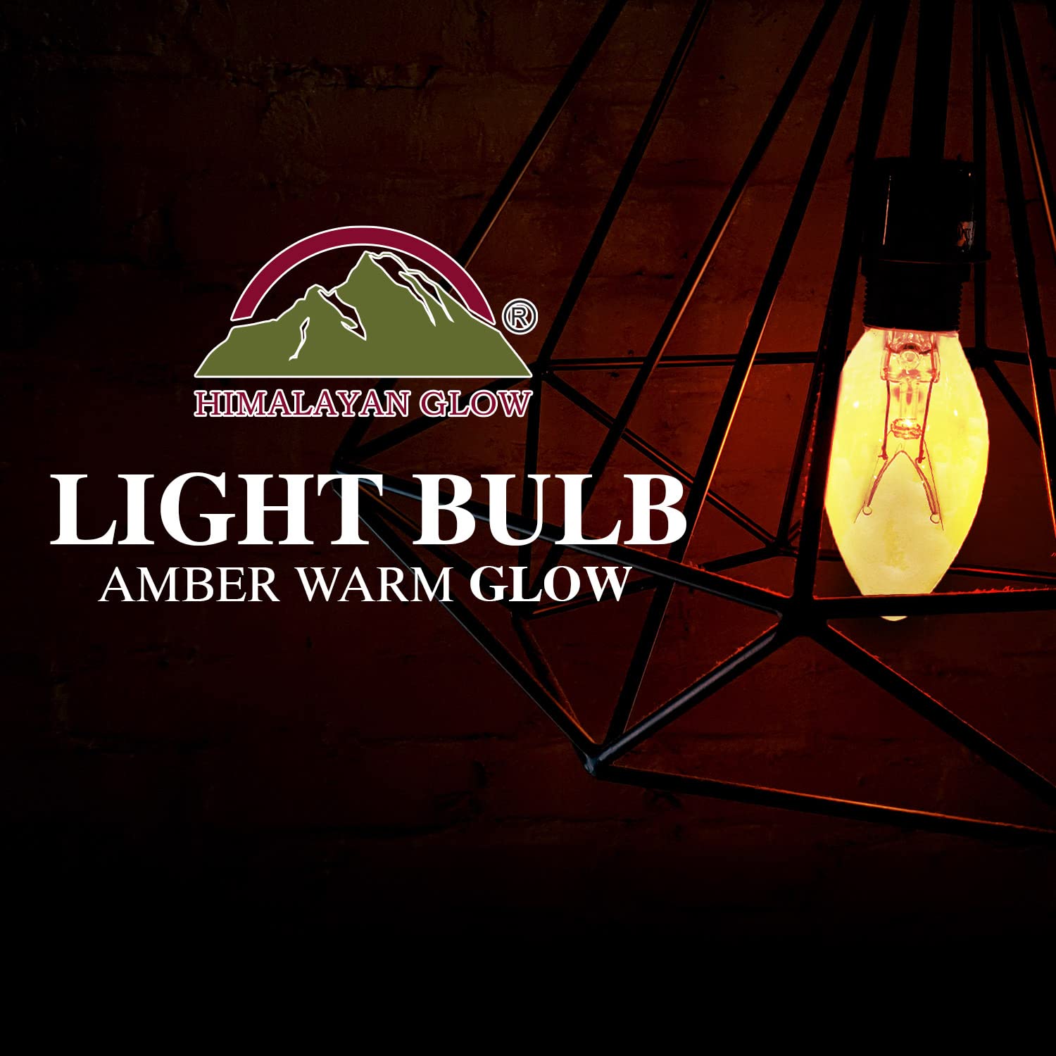 Himalayan Glow Incandescent Light 40-Watt Himalayan Salt lamp Bulb, 6 Count