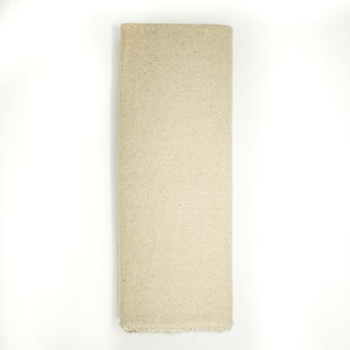 Roc-Lon 44/45" 100% Cotton Osnaburg Natural Perm Press, Cut by Yard, Off-White