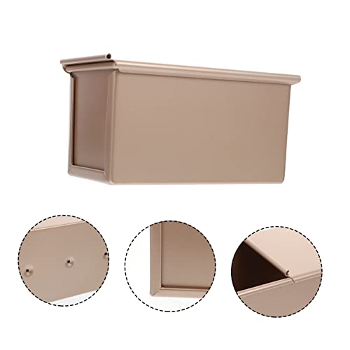 UPKOCH 1pc Toast Box French Toast Silicone Mini Loaf Pan Banana Bread Pan Loaf with Cover Kitchen Baking Tool Oven Toaster Pan Toast Baking Pan Bakeware Supply Bakery Supply Bakeware Tray