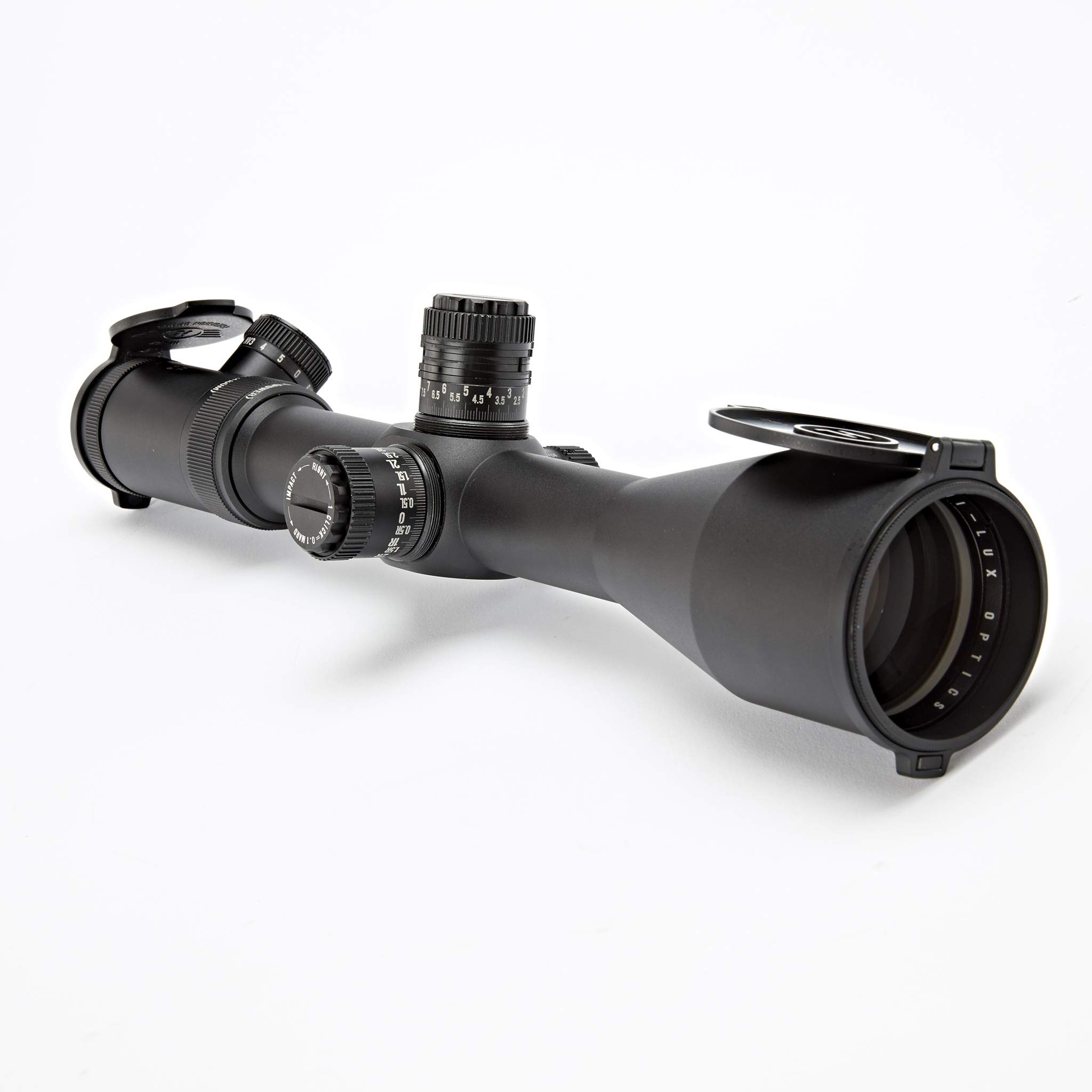Hi-Lux Optics UD530X56 Uni-Dial 5-30 x 56 34mm Tube Rifle Scope with Green Illuminated MIL Ranging Reticle, Black