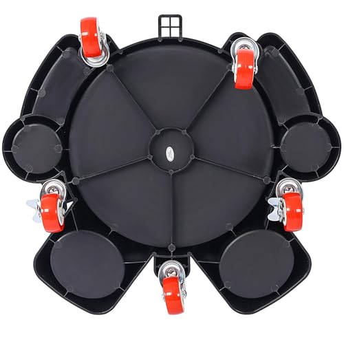 HAORANWANG 5 Gallon Bucket Dolly with 5 Swivel Casters - Portable g Cart