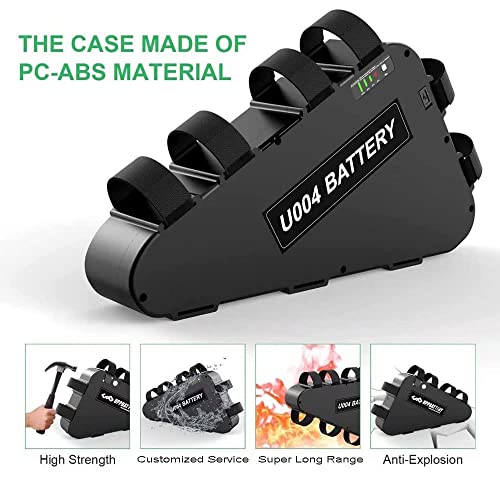 UPP Ebike Battery Pack 48V 20AH - 48 Volt Lithium Battery for 1000W 750W 500W Bafang Motor- Electric Bike Triangle Battery (48V 20Ah)