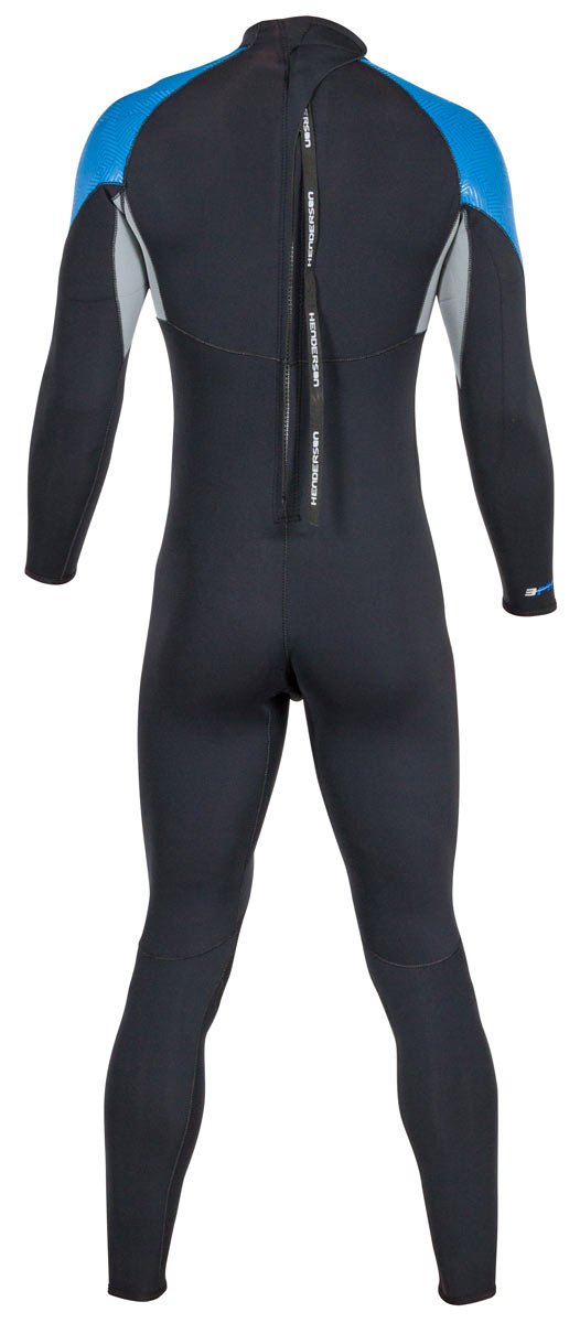 Henderson 3mm Thermoprene Pro Men’s Back Zip Jumpsuit Blue LS