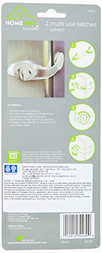 Home Safe by Summer Appliance Latch, 2-Pack