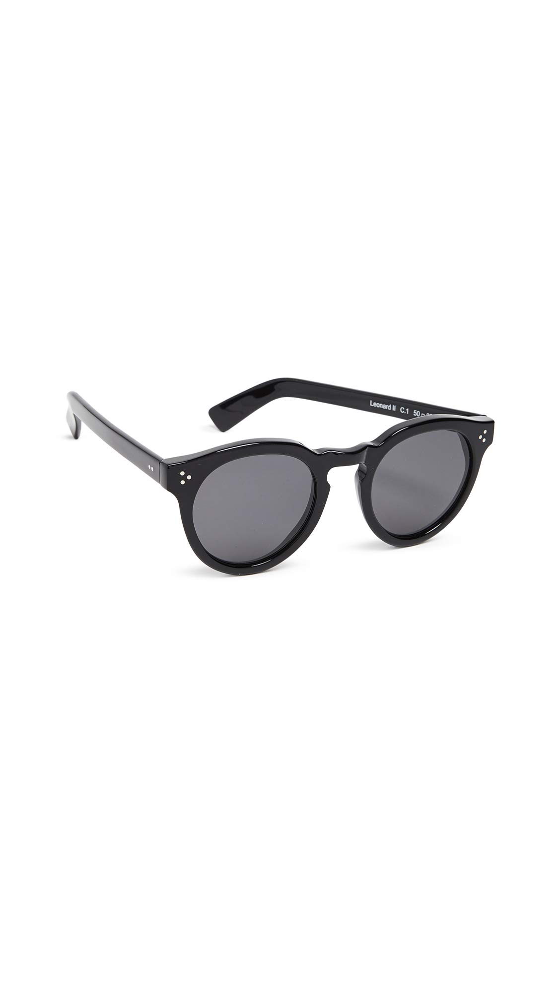 Illesteva Leonard II Sunglasses, Black, One Size