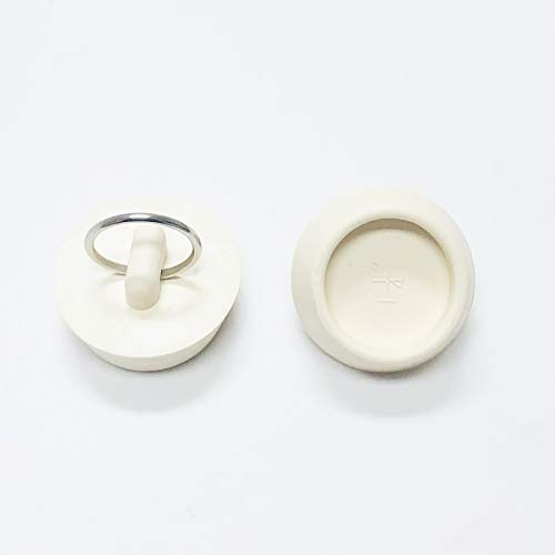 PF WaterWorks PF0430 1-1/4" Rubber Sink Stopper, White