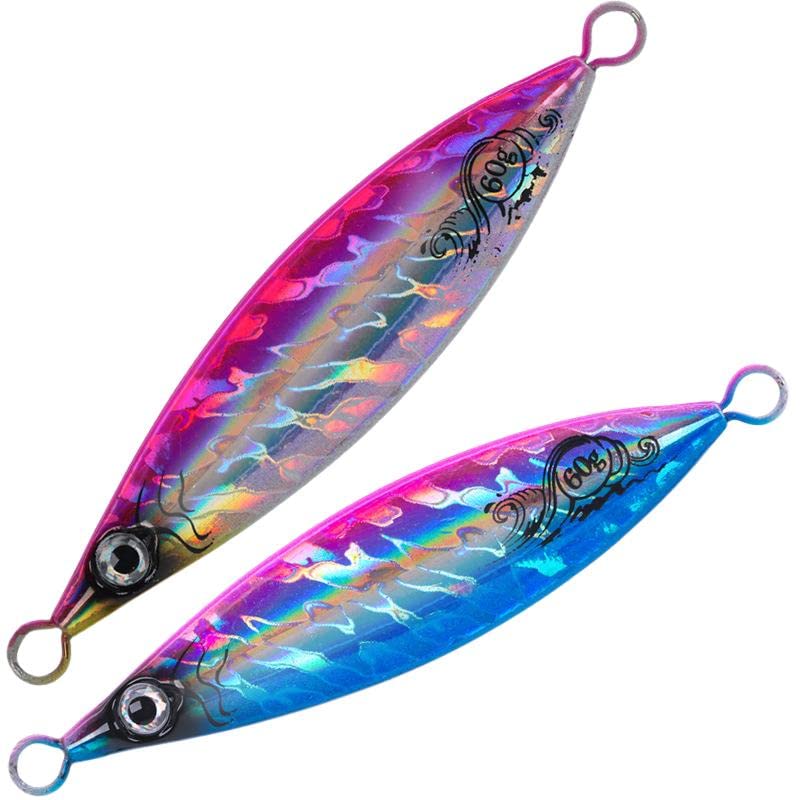 Madi Kay Designs Fishing Gear 铅鱼WH11 日式慢摇铁板饵60g到200g金属Fal