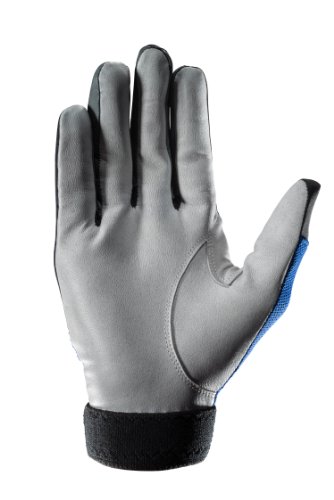 HEAD Leather Racquetball Glove - Sensation Lightweight Breathable Glove for Right & Left Hand - Royal/Black, Right - Medium