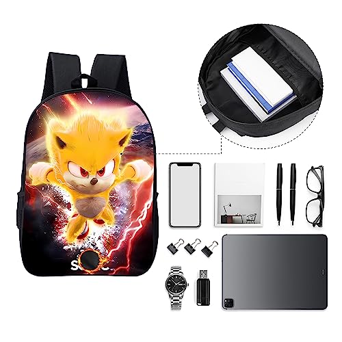 Zuqxyyo 3d Printing For Girls Boys School Cartoon Backpack Teens Fashion Portable Large Capacity Backpacks Game-01 One Size