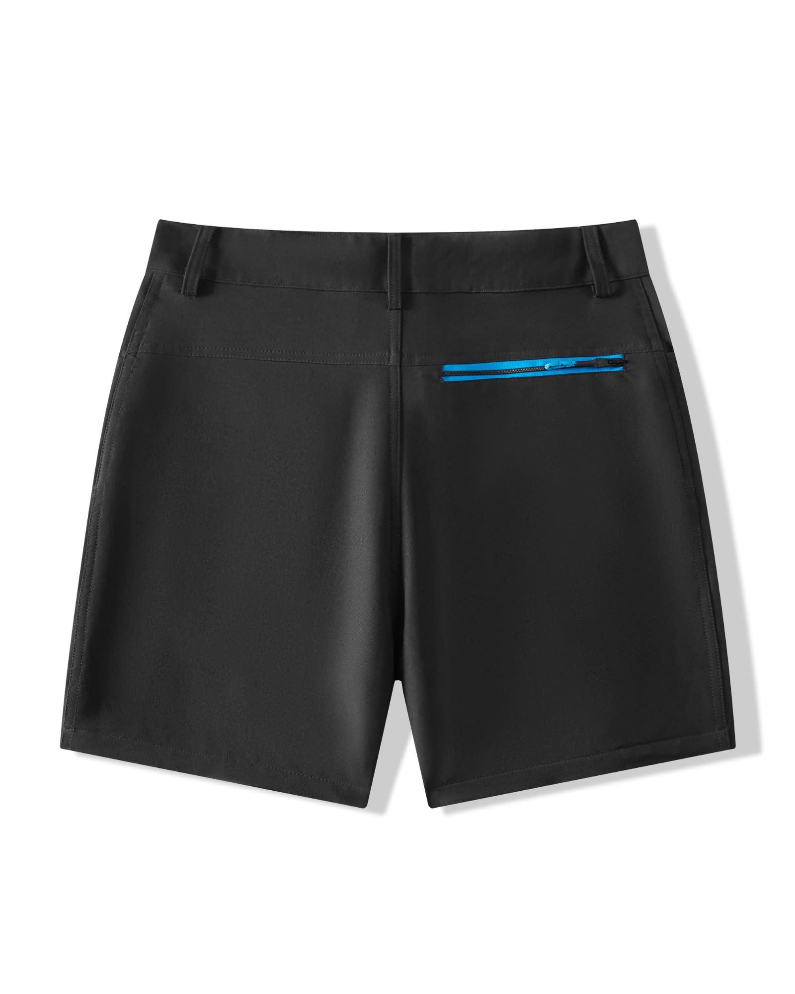 KID1234 Boys Athletic Shorts for Kids Quick Dry Outdoor Casual Shorts with Moisture Wicking Performance Dark Grey